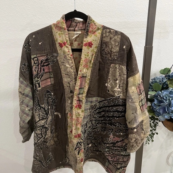 Magnolia Pearl | Jackets & Coats | Magnolia Pearl Multicolor Patchwork ...